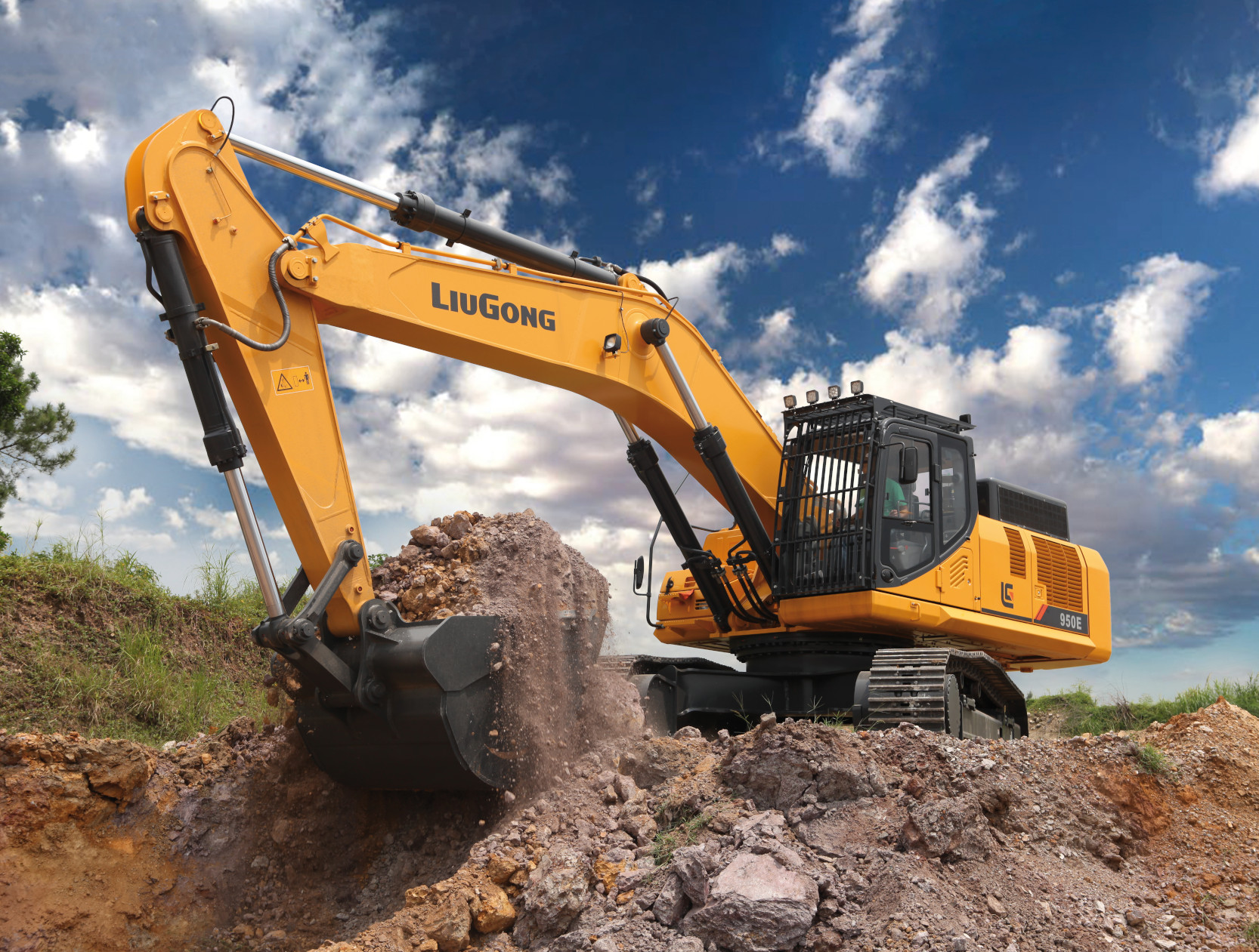Koparka wyburzeniowa - LiuGong 950E - Hydrosprzęt - Koparka - LiuGong